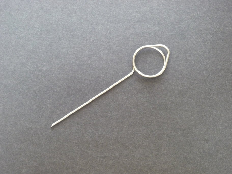 Stainless Steel Pin Ticket Holder (20 Pack)